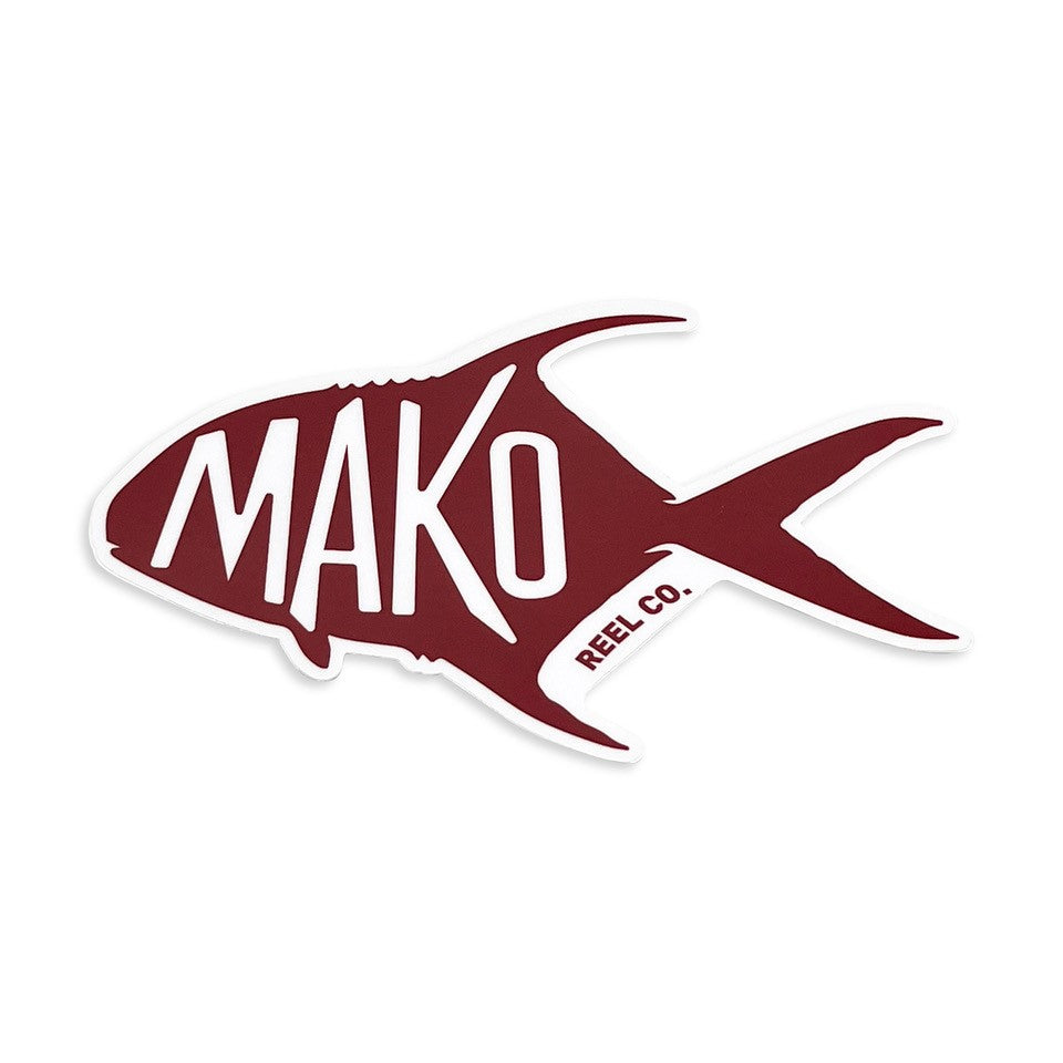 Mako Permit Vinyl Decals – Mako Reel Co.